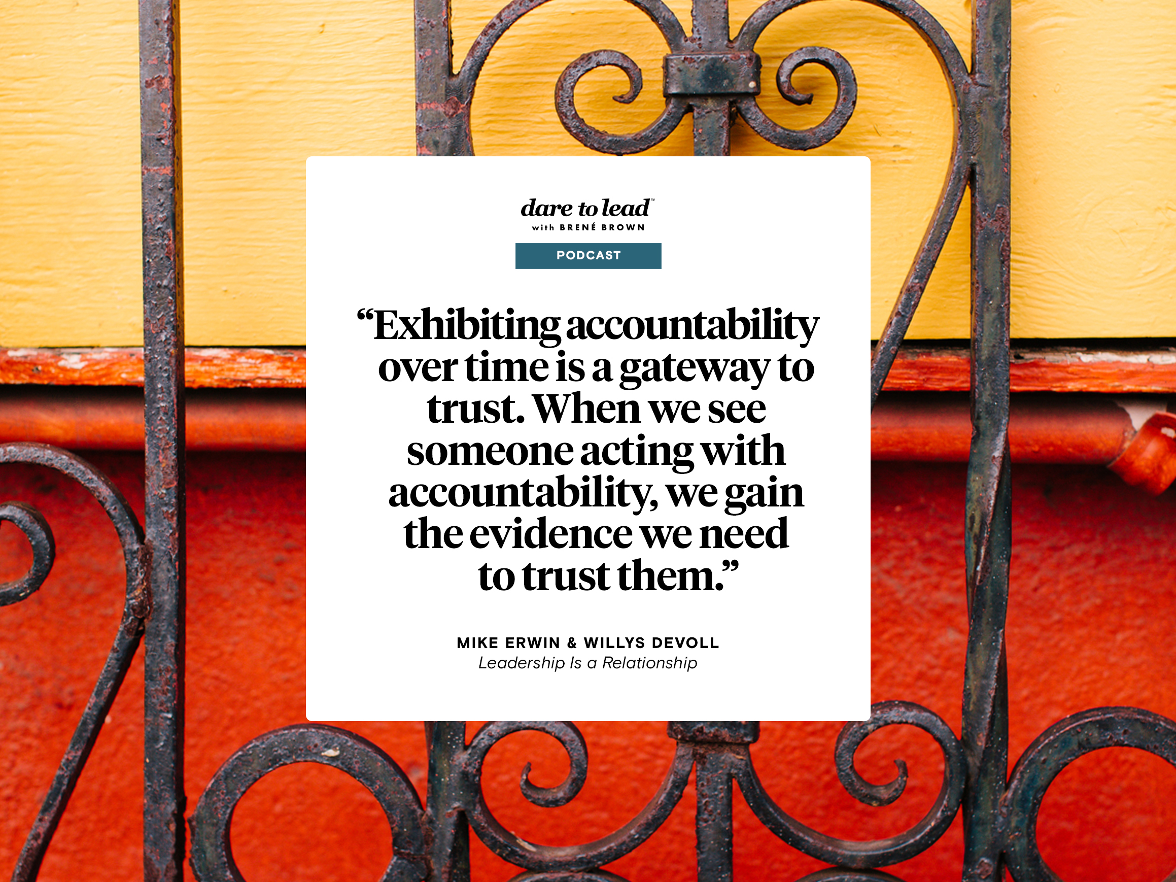 A Good Word: Mike Erwin and Willys DeVoll on Accountability and Trust ...